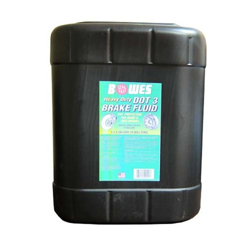 Brake Fluid Super Heavy Duty DOT 3 BOWES BF 22180 5 gal Jug – Bowes ...
