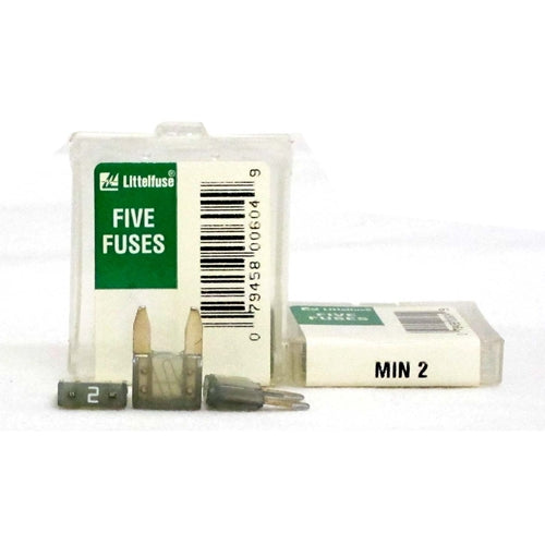 Littelfuse Mini 2 2amp Blade Fuse 5 Pack – Bowes Seal Fast