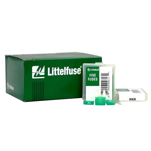 Littelfuse Mini 30 30amp Blade Fuse Box of 100 – Bowes Seal Fast