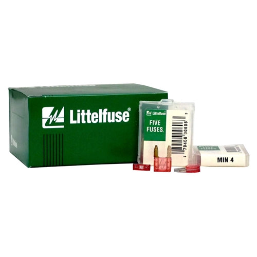 Littelfuse Mini 4 4amp Blade Fuse Box of 100 – Bowes Seal Fast