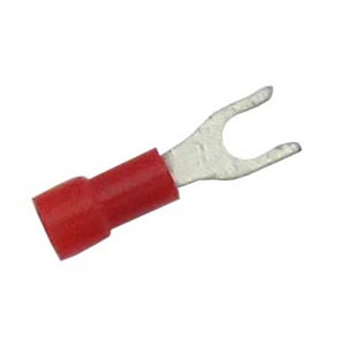 Terminal Spade #8 Red Vinyl Insulated (22-18) TMR STRS8 Bag of 100 ...